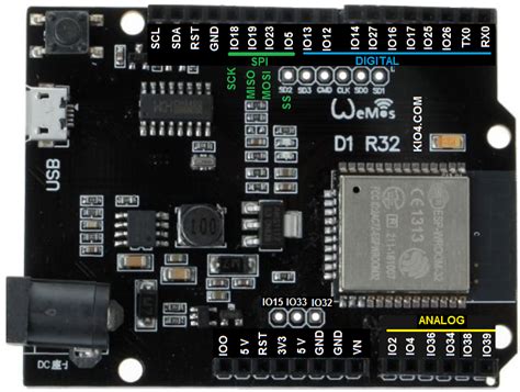 Wemos D1 Pinout