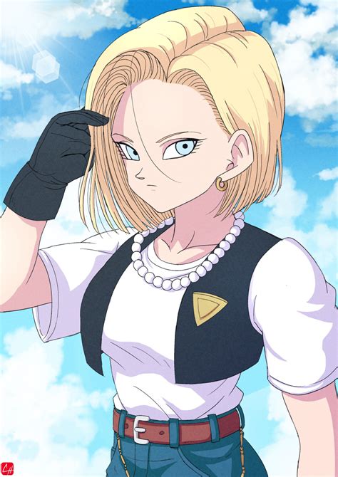 Safebooru 1girl Absurdres Android 18 Bead Necklace Beads Belt Black