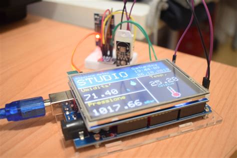 stazione meteo arduino con touch screen fattelo da solo