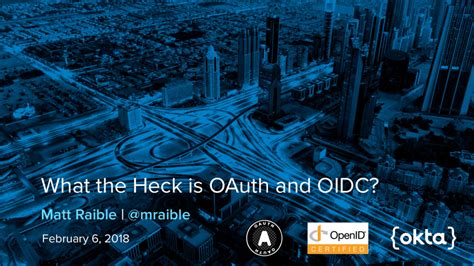 what the heck is oauth and openid connect dosug 2018