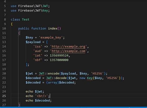 firebase php jwt使用 json web token 哔哩哔哩
