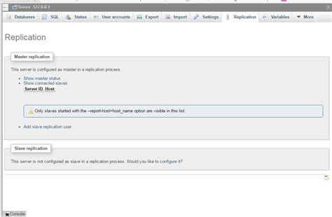 php replication between xampp localhost database and remote server
