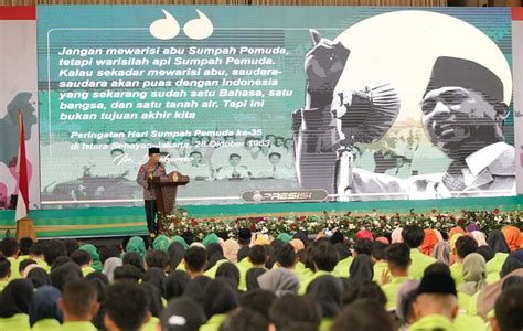 Peringatan Sumpah Pemuda Kapolri Serukan Persatuan Dan Kesatuan Untuk