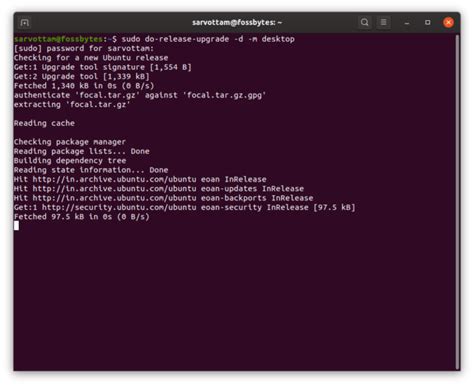how to upgrade ubuntu using command line hackers choice