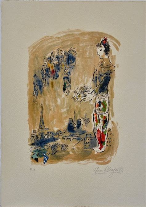 Marc Chagall Lithograph Limited Edition On Arches Paper Etsy