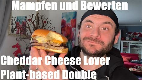 Cheddar Cheese Lover Plant Based Double Burger King Katastrophen