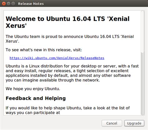 how to upgrade ubuntu from 14 04 lts to 16 04 lts