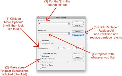 top remove carriage returns in excel for mac 2011