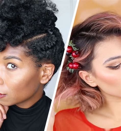 22 Holiday Party Hairstyles Thatll Make You Stand Out From The Crowd