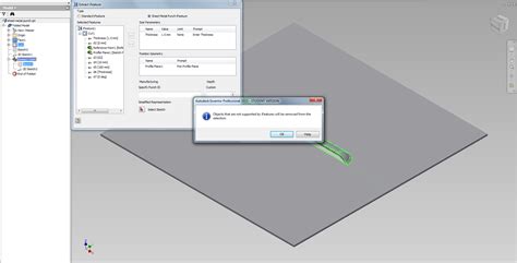 solved creating a sheet metal punch autodesk community