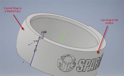error emboss failed only planar cylindrical or conical faces are