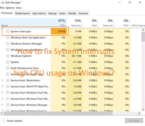 Fix System Interrupts 100 High Cpu Usage On Windows