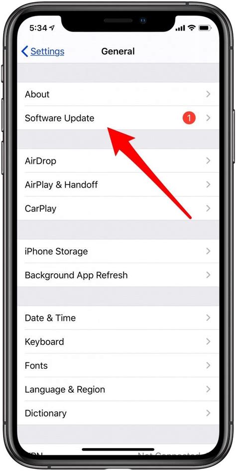 how to enable automatic iphone software updates