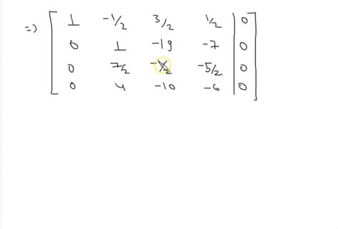 Solved Use Gaussian Elimination To Find The Complete Solution To Each