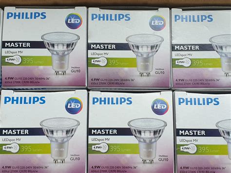Bóng Master Led 4 9 50w 927 Gu10 220v 36d Dim Led Philips