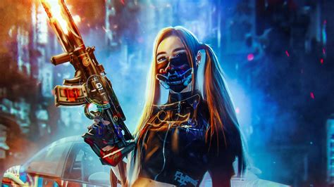 Bad Cyber Girl 4k Hd Artist 4k Wallpapers Images Backgrounds