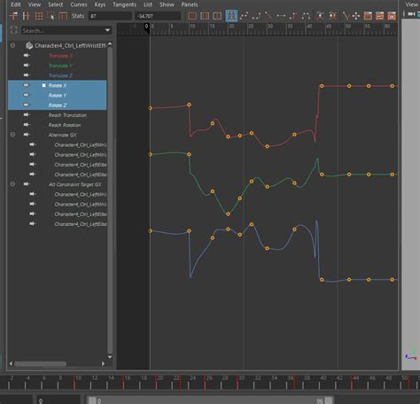 graph editor curves lack tangent handles autodesk community