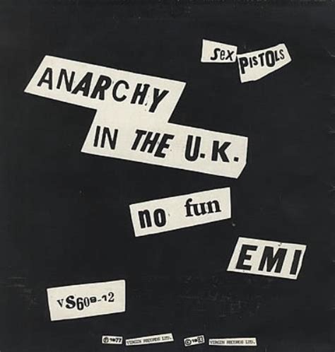 Sex Pistols Anarchy In The Uk P S Uk 12 Vinyl Single 12 Inch Record