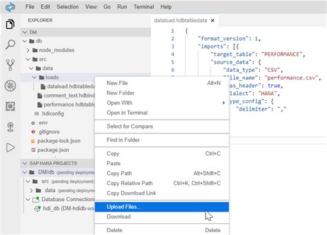 create an sap hana database project tutorials for sap developers