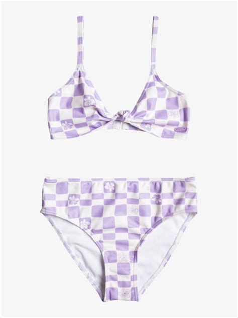 Magical Waves Bralette Two Piece Bikini Set For Girls 7 16 Roxy