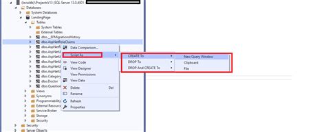 sql server is there a way to generate a database script