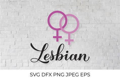 Lesbian Calligraphy Hand Lettering Graphic By Labelezoka · Creative Fabrica