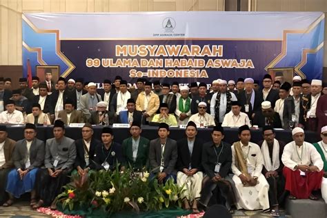 Aswaja Center Gelar Musyawarah 99 Ulama Dan Habaib Doakan Pilpres 2024