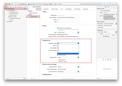 ios swift 4 setting a minimum deployment target stack overflow