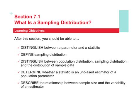 Section 7 1 What Is A Sampling Distribution