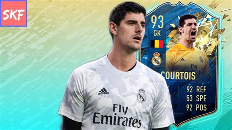 Fifa 20 93 Tots Thibaut Courtois Player Review Youtube
