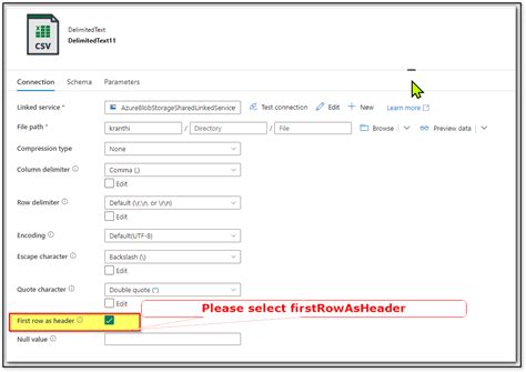 azure data factory copy activity to save json from rest api as csv