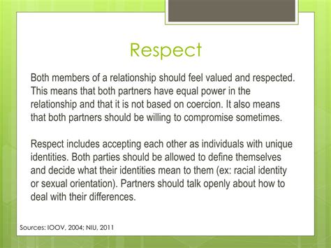 Ppt Characteristics Of Healthy Relationships Powerpoint Presentation
