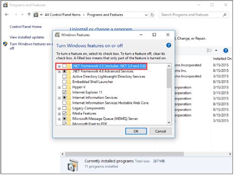 how to install [ framework 3 5 includes 2 0 and 3