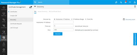 ssh key and ssl certificate management integration