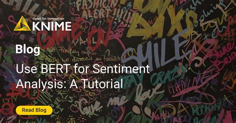 use bert for sentiment analysis a tutorial knime