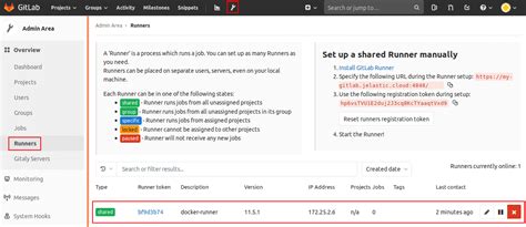private gitlab server automatic installation with jelastic