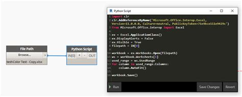 formating excel with dynamo is it possible revit dynamo
