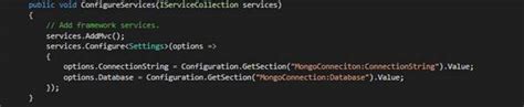 mongodb with asp core web api
