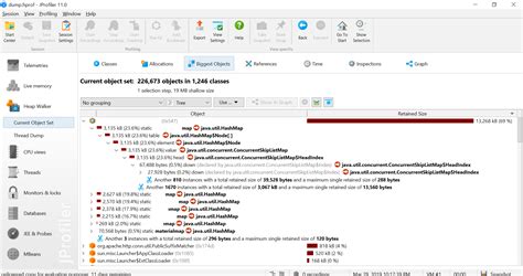how to find memory leaks in my java application stack