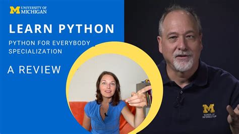 learn python coursera s python for everybody specialization youtube