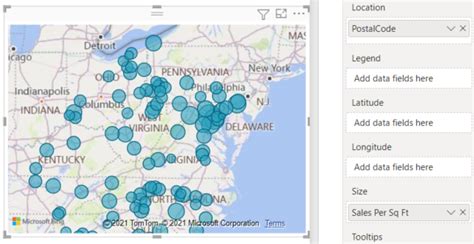 지도 bing 지도 통합 포함 의 팁과 힌트 power bi microsoft learn