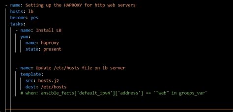 i am trying to update my etc hosts file on my load balancer server