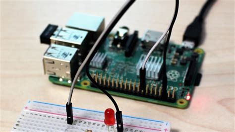 led blinking with raspberry pi 2 youtube