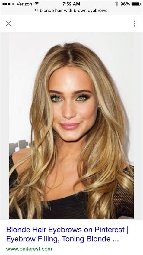 Love The Blonde With The Brown Eyes Here Hair Colour For Green Eyes