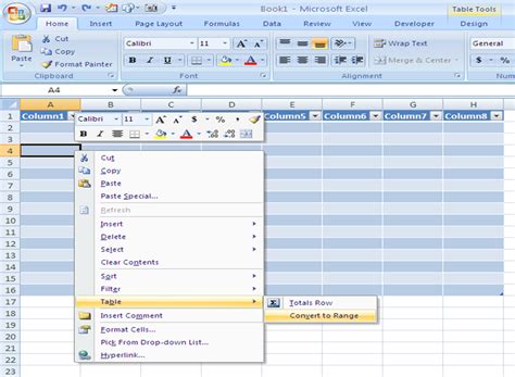 creating tables in excel that are dynamic in nature mastering excel