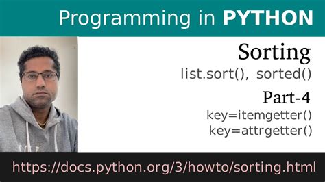 average coder python sorting part 4 itemgetter attrgetter
