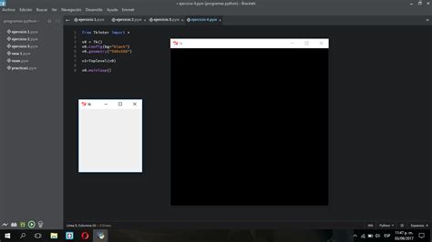 ejercicios en python ide brackets