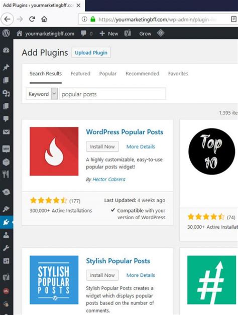 how to add popular posts in your wordpress sidebar