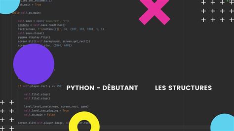 python débutant structure condition et répétition youtube