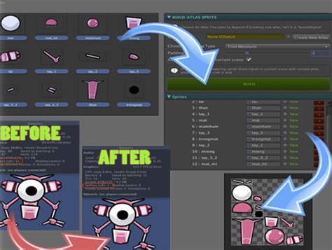 onep packer build and optimize sprite atlas sprite management